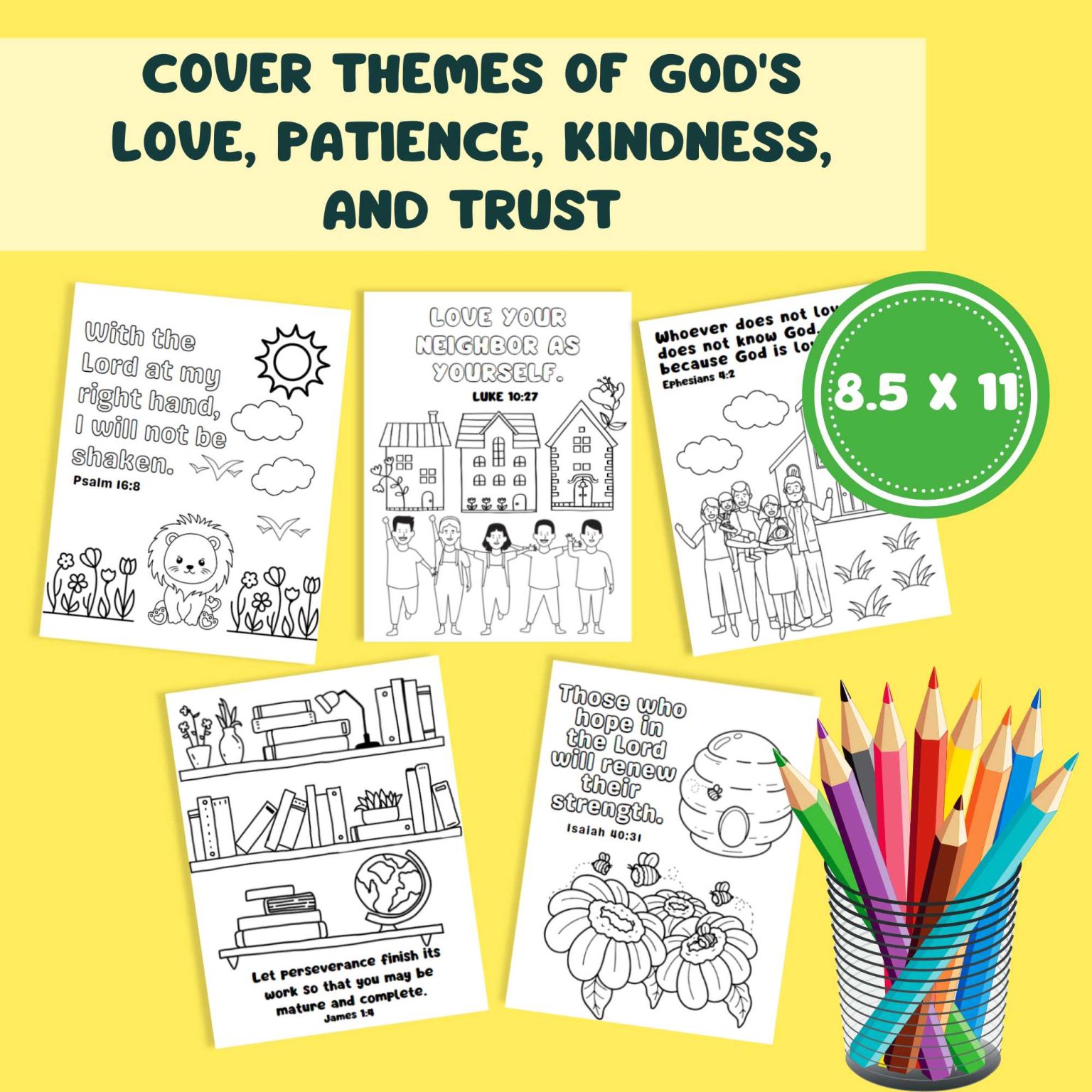 Best Biblical Affirmation Coloring Bookmarks In 2024 | Bible Printable